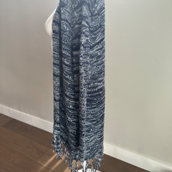 Chico's | Sweaters | Spacedye Fringe Anniston Open Front Cardigan ...